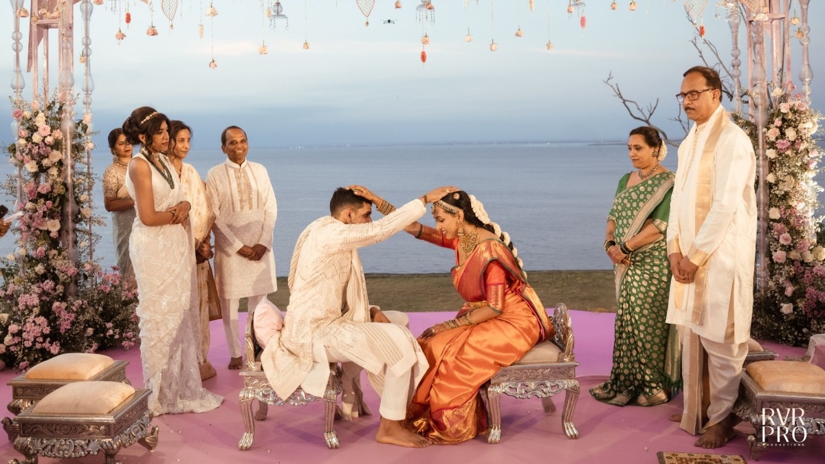 A dream wedding in Bali: Saadhya Singampalli and Ashwin Reddy’s ...