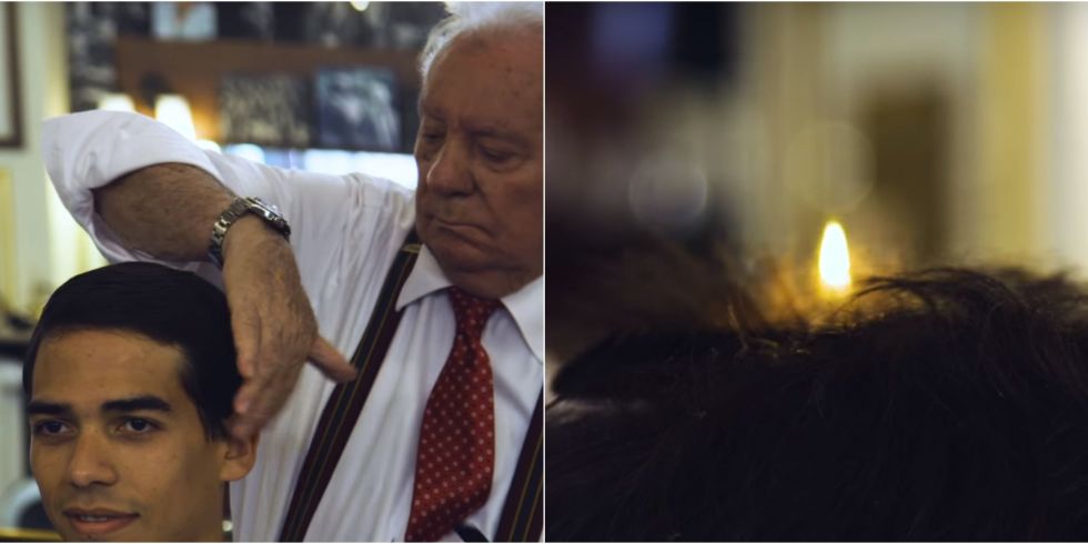 You Need to See This Barber Cutting Hair With Fire - Cosmopolitan India