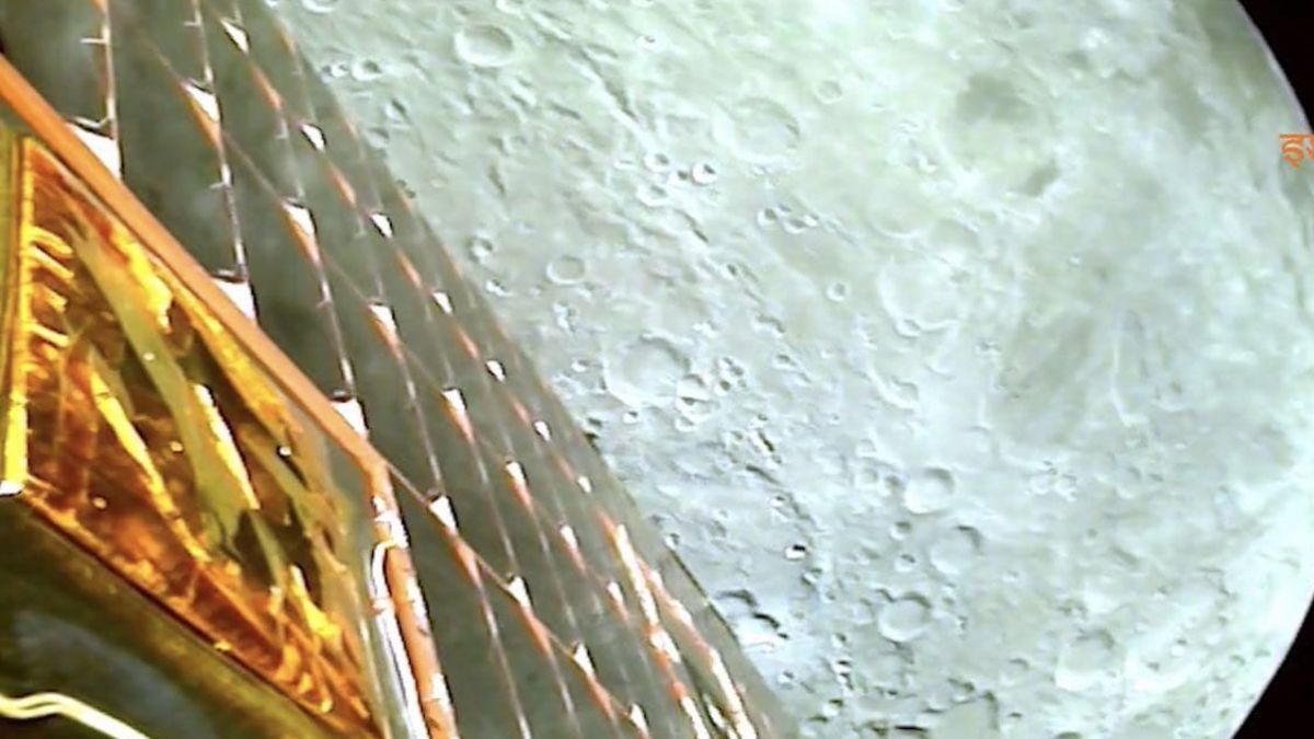 Chandrayaan-3 captured images of moon: चंद्रयान-3 स्पेसक्राफ्ट ने खींची ...