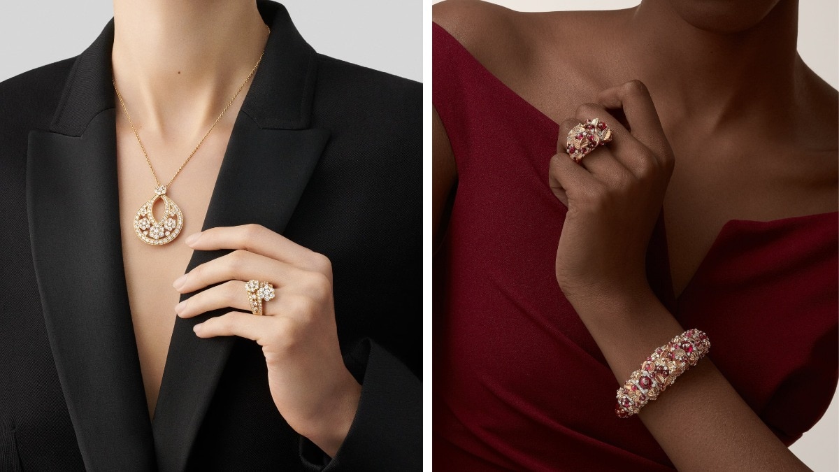 Cluster rings that will add a hint of sparkle to your work ensemble ...