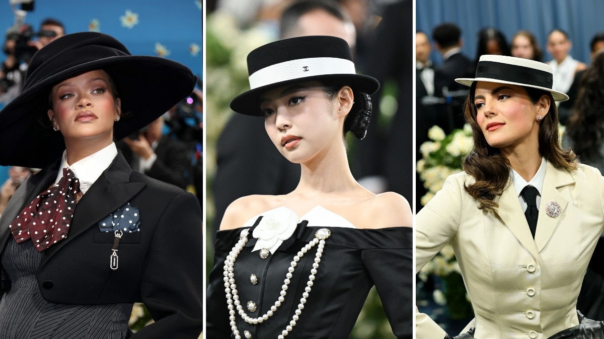 Boater hats inspired by Black dandy style and the Met Gala's tailoring ...