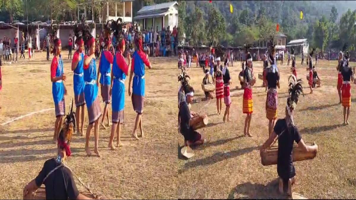 Assam: Garo's colourful 100 Drums Wangala Festival second edition ...
