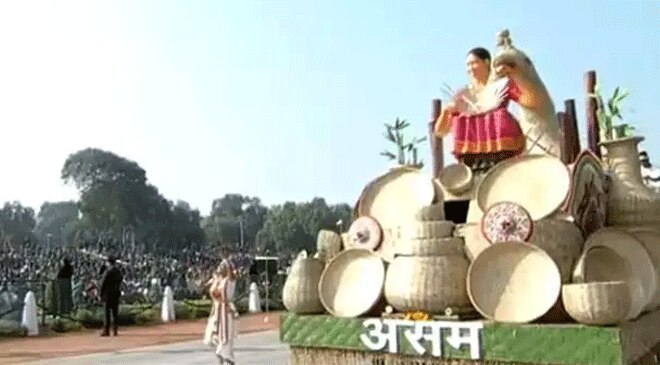 Assam Tableau Dazzles at 71st Republic Day Parade - assam tableau ...