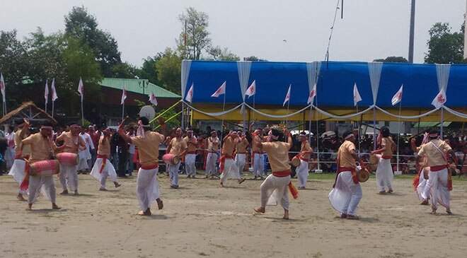 ASSAM: MUKOLI BIHU ORGANISED BY AASU IN GUWAHATI - assam mukoli bihu ...