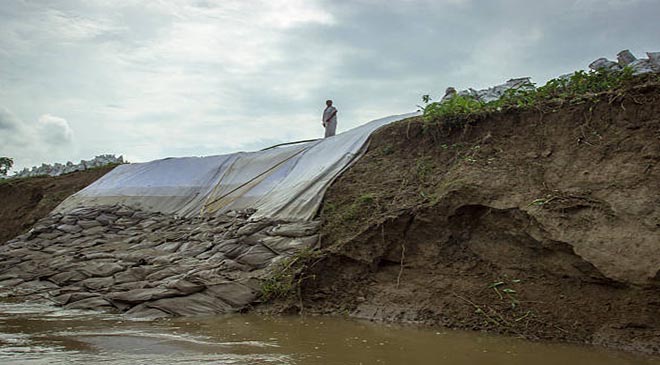 ASSAM: RIVER EROSION CREATES THREAT IN TINSUKIA DISTRICT - assam river ...