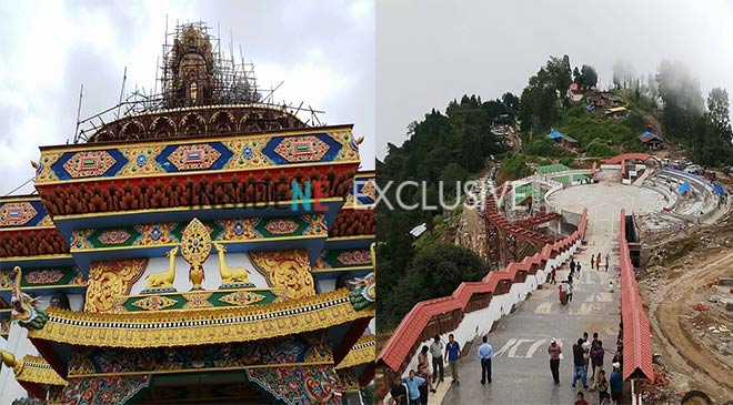 Sikkim Minister inspects Chenrezig Statue site - sikkim minister ...