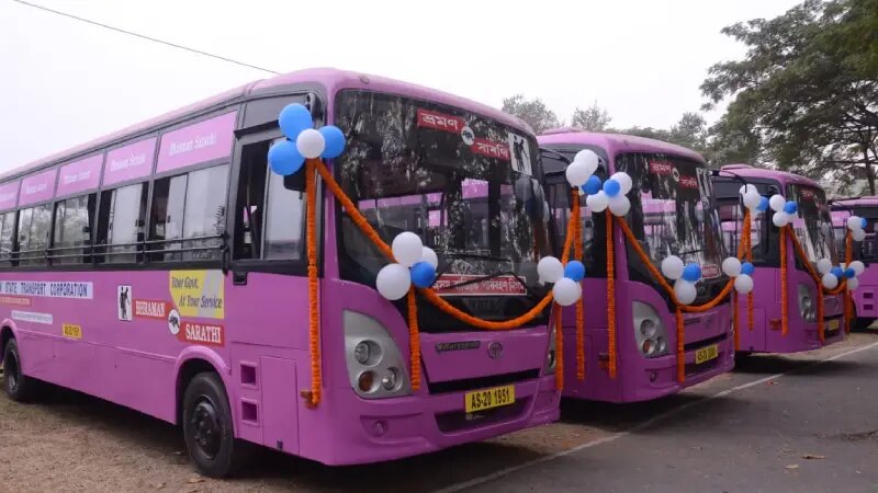 Assam: ASTC decides to reduce number of Pink Buses to four due to poor ...