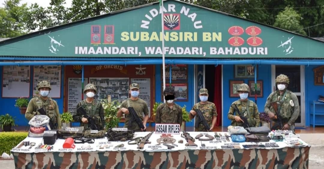 NSCN-K (YA) cadre apprehended with huge cache of arms and ammunition in ...