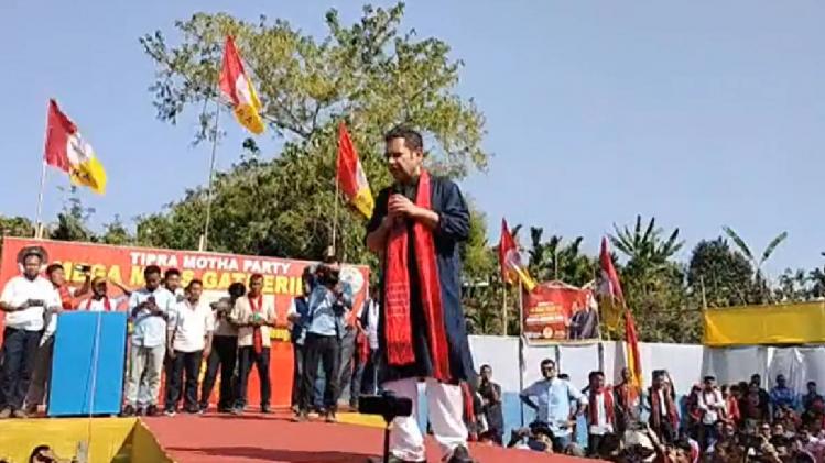 Tripura: BJP looted people of state, says TIPRA Motha chief Pradyot Manikya - Tripura: BJP ...