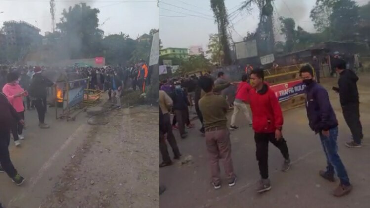 Arunachal: Violent situation erupts in Itanagar; police resort to tear ...