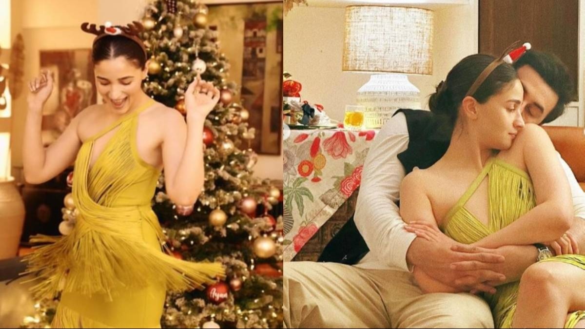 Alia Bhatt's romantic Christmas with husband Ranbir Kapoor, see pics - Alia Bhatt's romantic ...