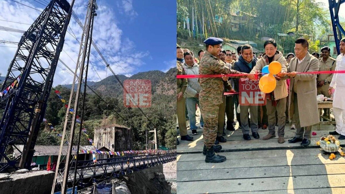 Sikkim: Bailey bridge over Sanklang River inaugurated in Mangan ...