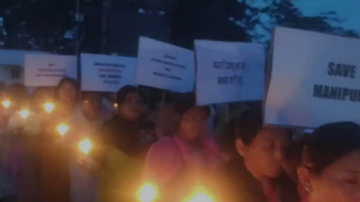 Manipur: Meitei Alliance, Eta hold candlelight vigil in solidarity with ...