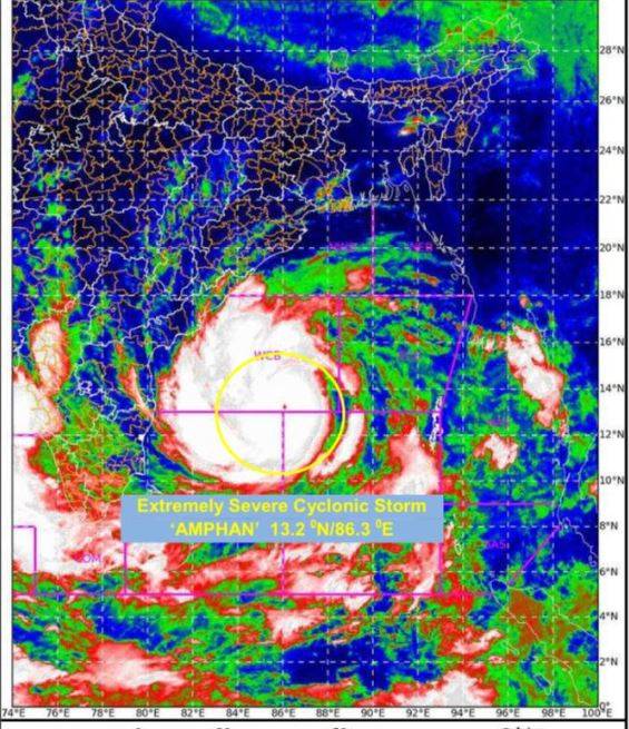 Amphan Cyclone 2020: बंगाल-ओडिशा के साथ इन राज्यों में भी होगा 'अम्फान ...