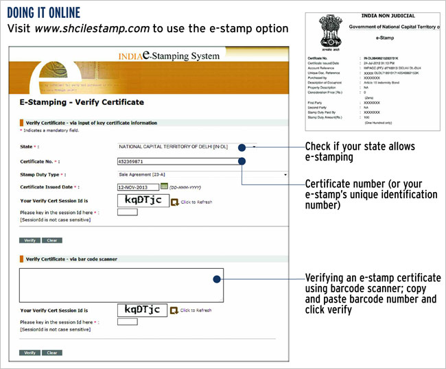Electronic stamping is a convenient way to pay stamp duty