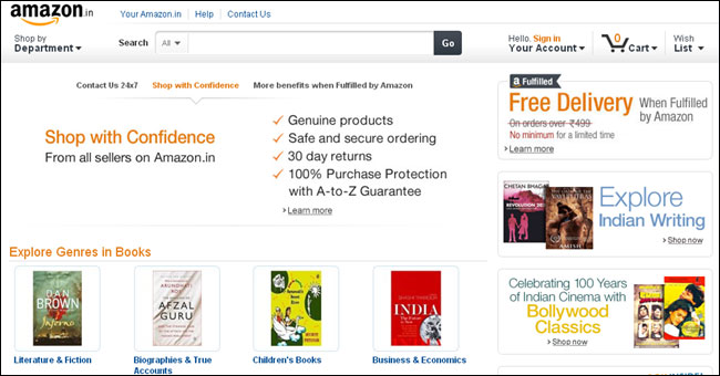 Amazon enters e commerce space in India - BusinessToday
