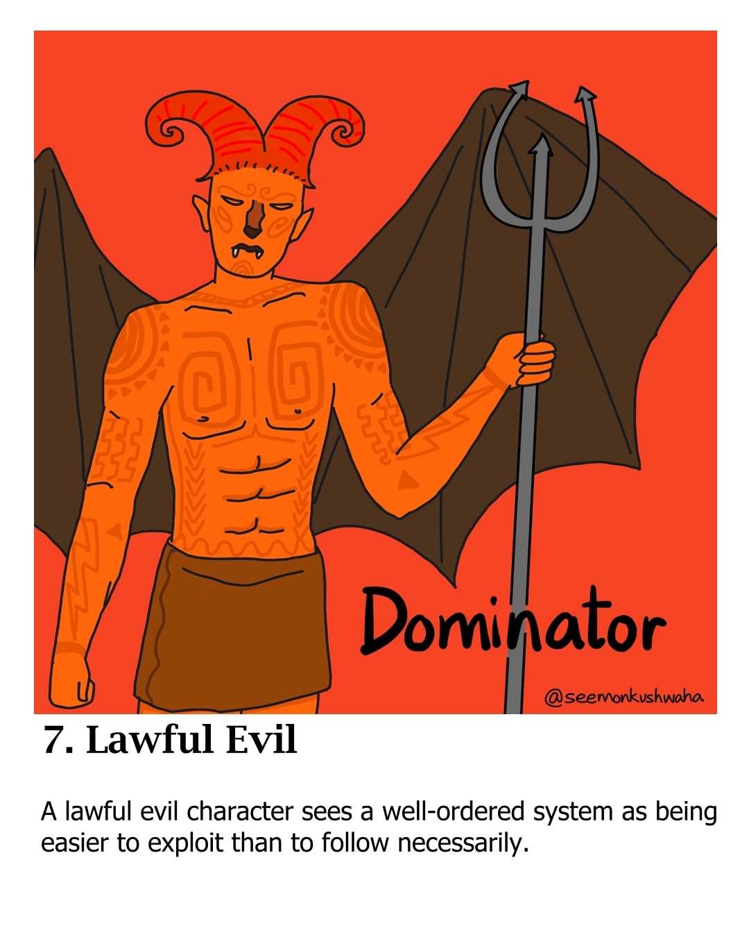 Lawful good, true neutral, chaotic evil, what is your moral alignment?