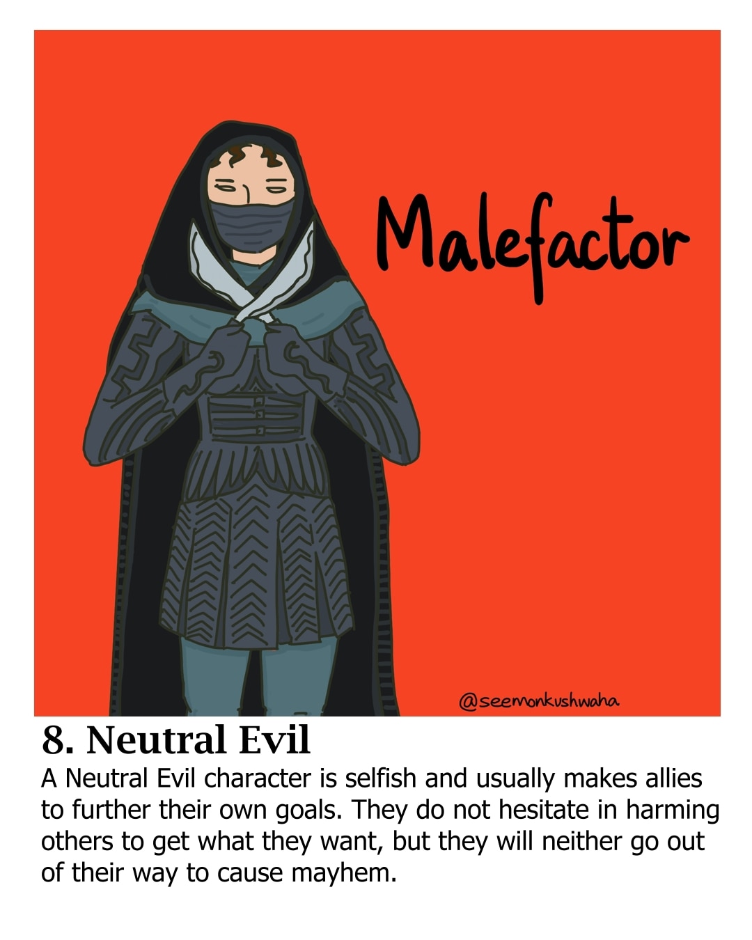 Lawful good, true neutral, chaotic evil, what is your moral alignment?