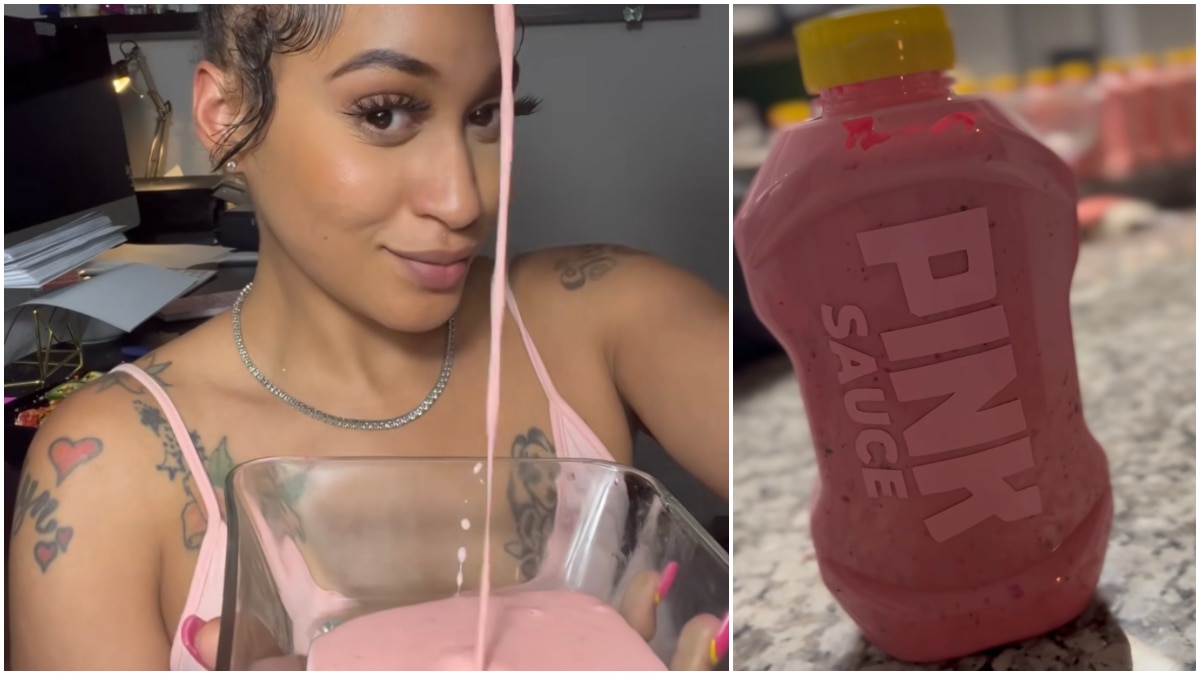 Twitter is disgusted by the TikTok-viral pink sauce. No, not the pink ...