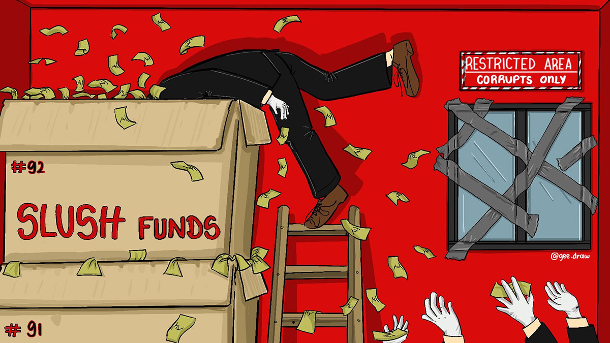 What are slush funds? How do they work for governments and companies?