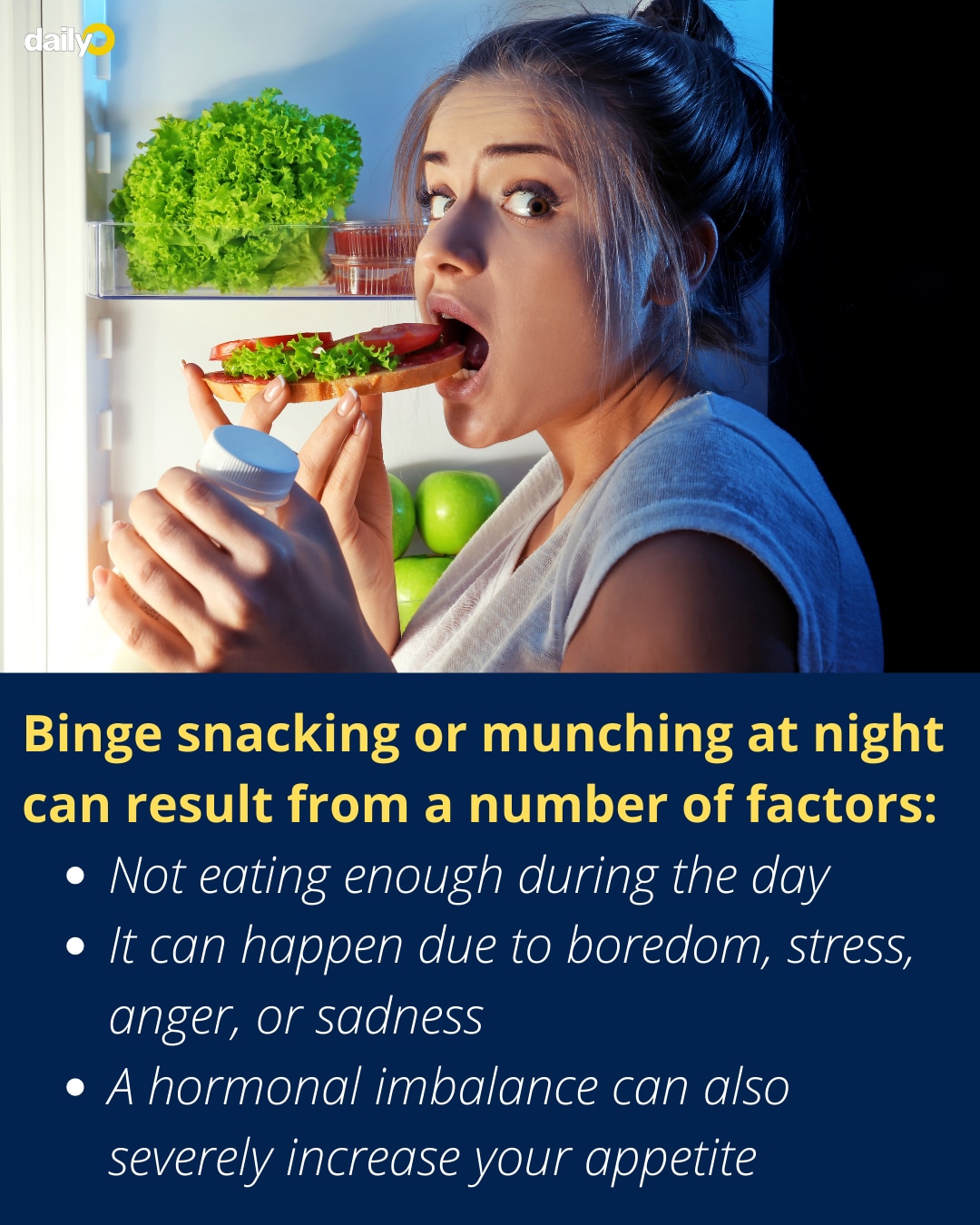 Do you also binge-eat at night? Why and how to avoid it