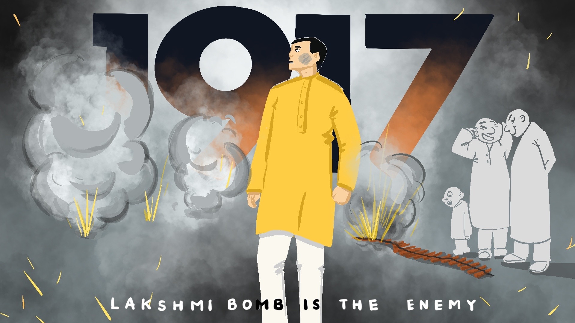 Looking at the aftermath of Diwali celebrations through cinema