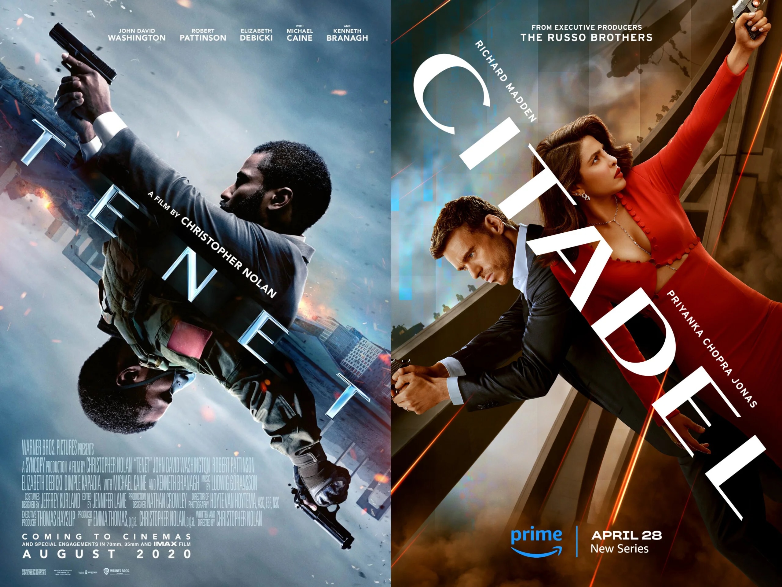 Citadel poster starring Priyanka Chopra is a copy of Tenet, adding to the many iconic rip-off ...