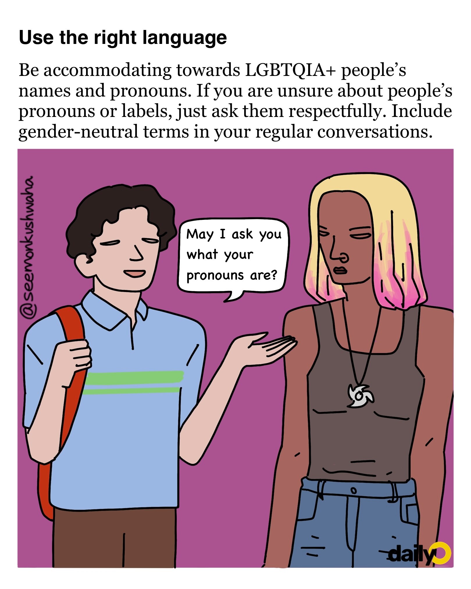 This pride month, try to be a better LGBTQIA+ ally