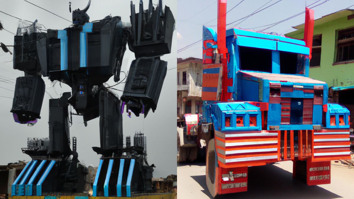 Real Transformer Robot