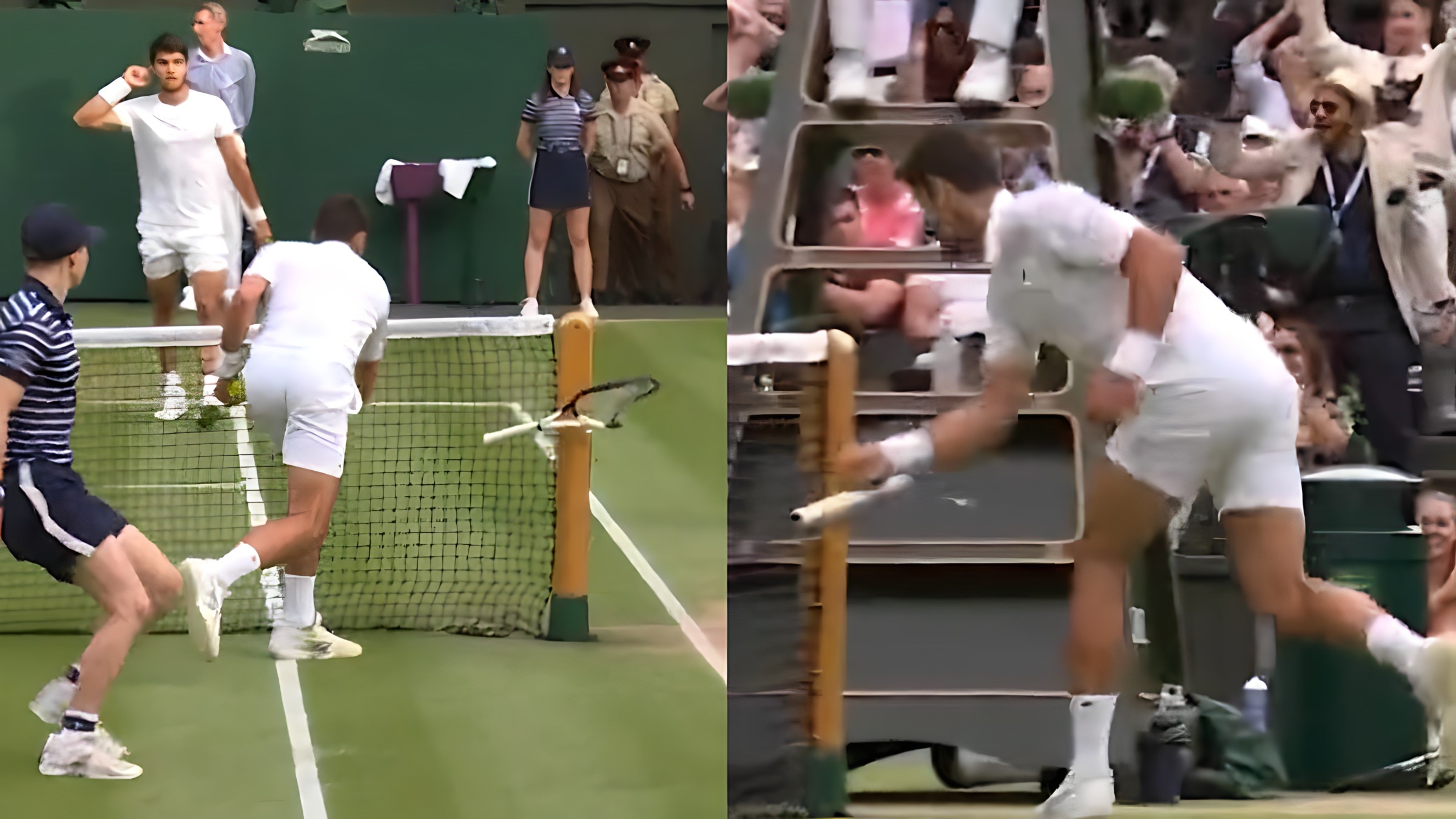 Djokovic smashing racquet during Wimbledon final defeat adds to his ...