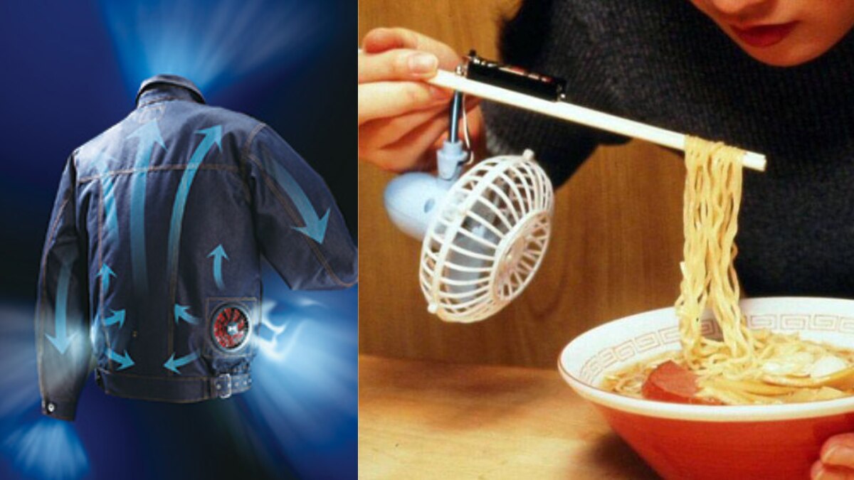 Jacket with in-built fan and crazy inventions that show Japan is ...