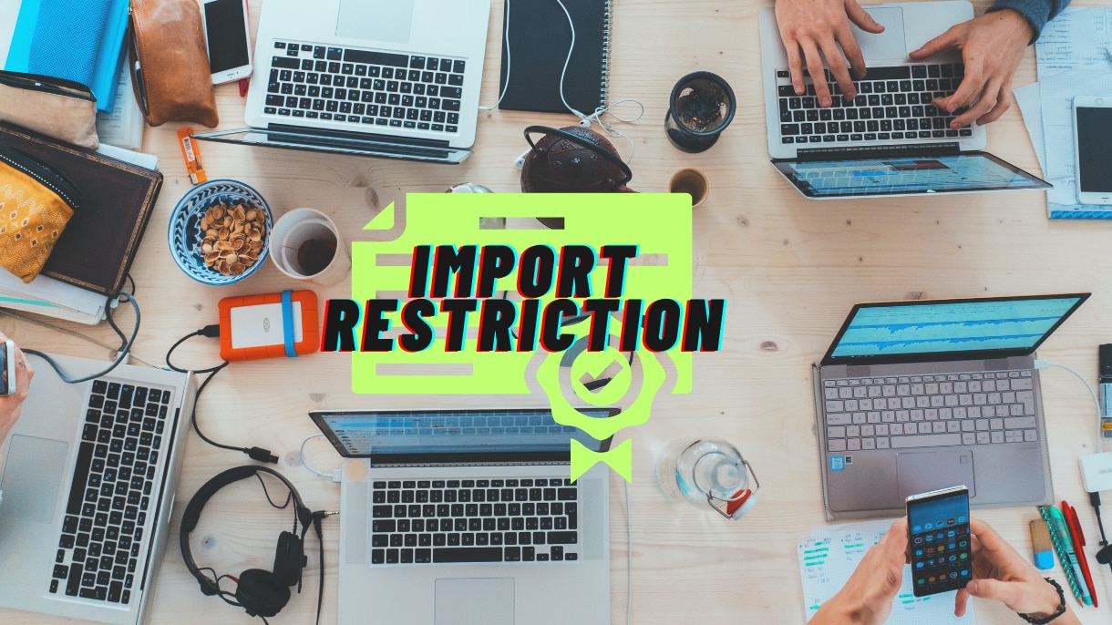 Why has India restricted import of laptops, tablets, and PCs?