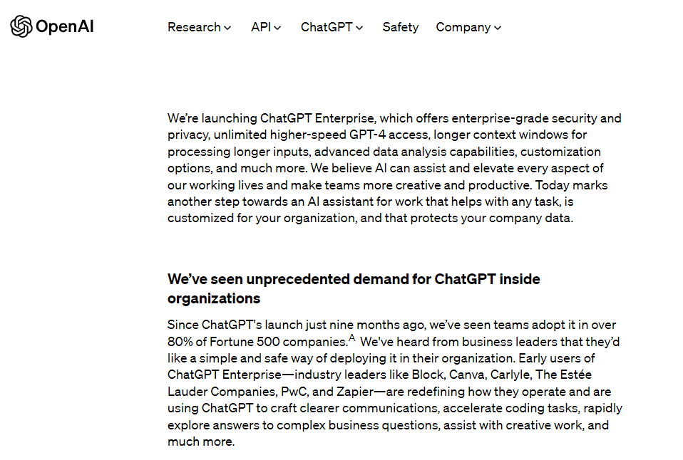 OpenAI launches ChatGPT Enterprise: What you need to know