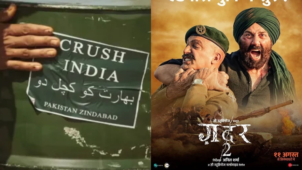 What is the Crush India movement shown in Gadar 2?