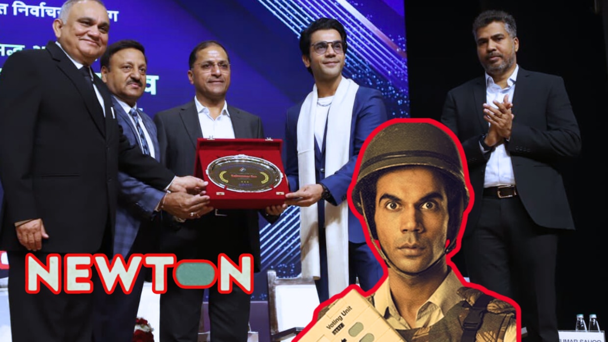 Newton just got real as Rajkumar Rao becomes the Election Commission icon