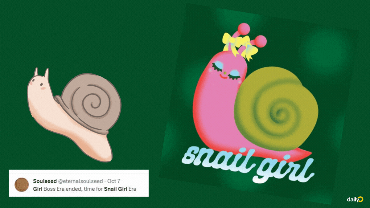 Gen Z girls are ditching the Girl Boss era for the Snail Girl era. But ...