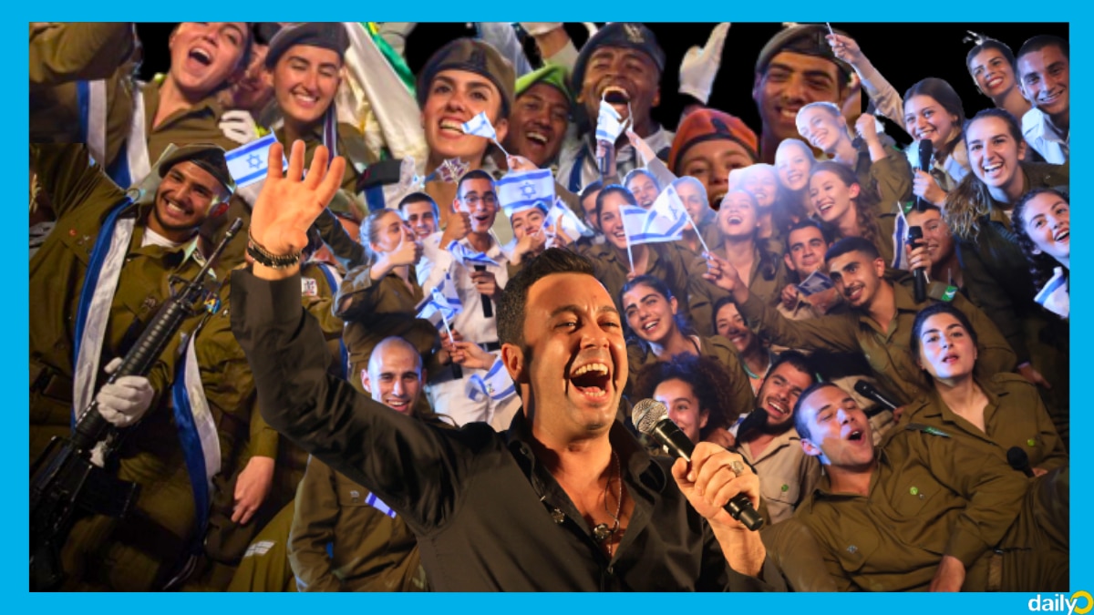 Israeli singer Lior Narkis serenades IDF soldiers with hate speech ...