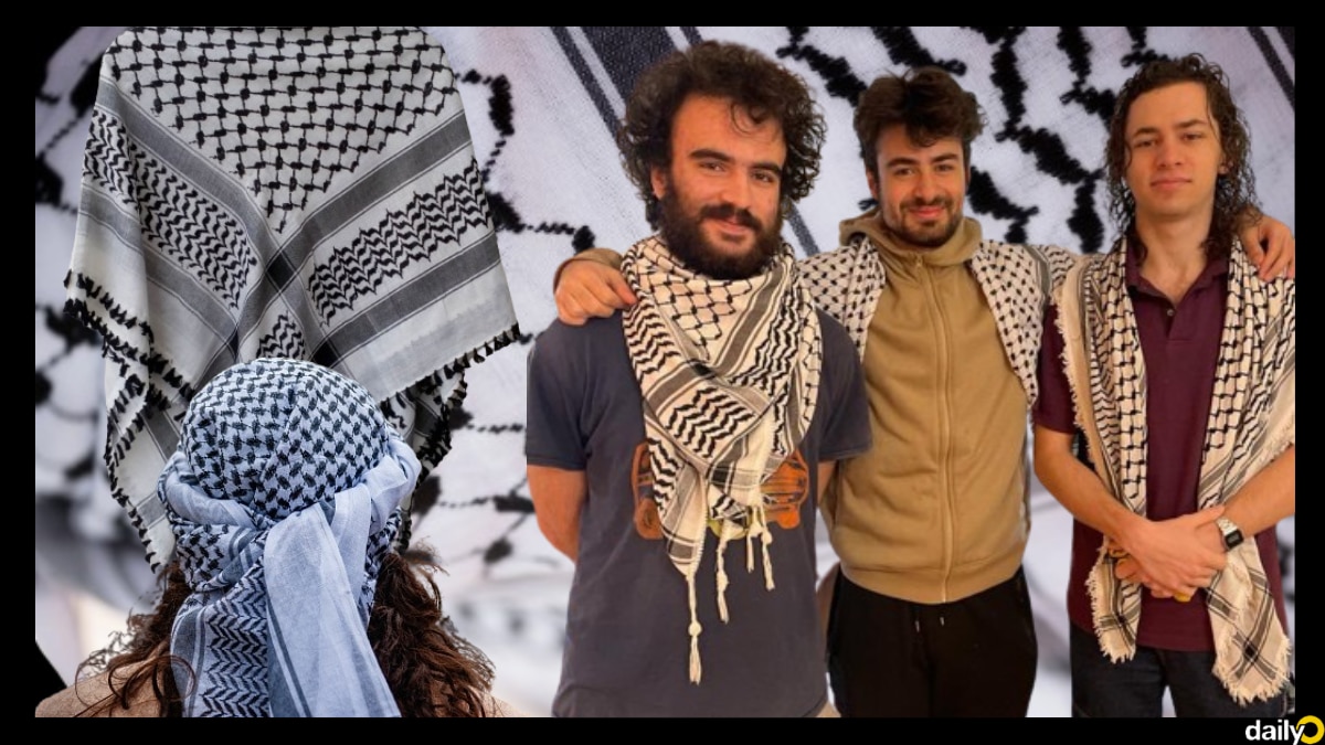 3 US students shot at for wearing the keffiyeh. What does the ...