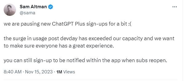Why is OpenAI hitting the pause button on ChatGPT Plus signups?