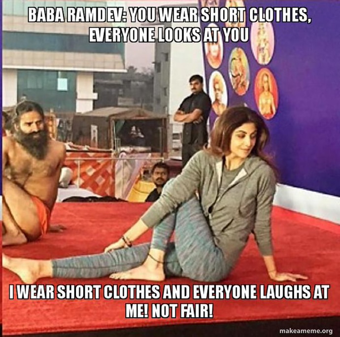 8 hilarious memes: When Baba Ramdev and Shilpa Shetty did yoga together
