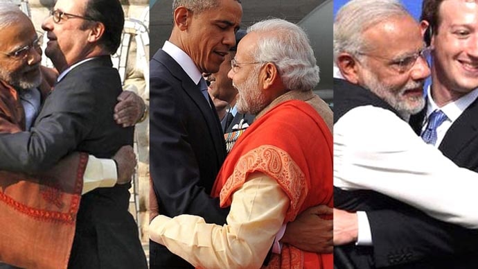 Have you been hugged by Narendra Modi yet?