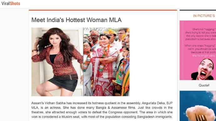 Stop this vulgarity. BJP's Angurlata Deka is more than just a "hot MLA"