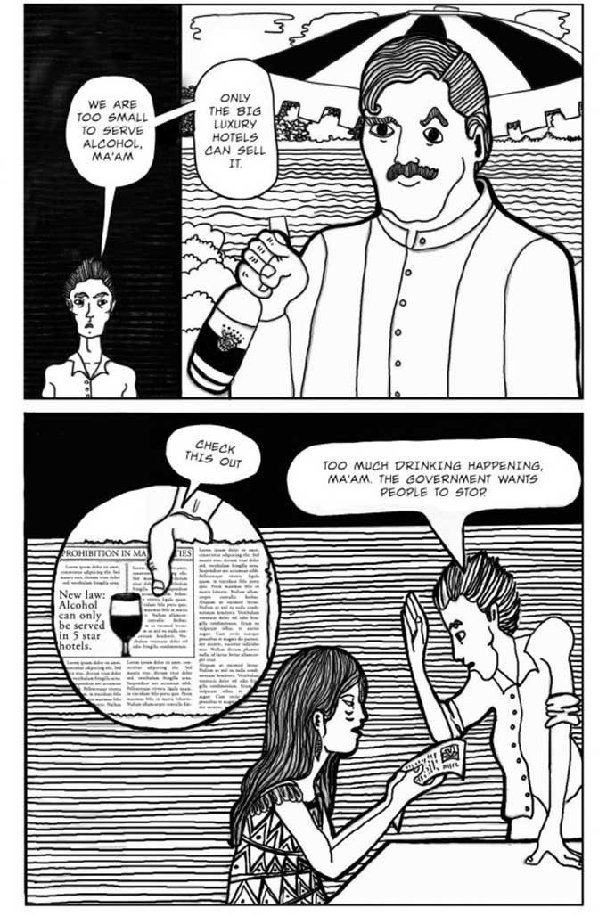 Julietta wants a beer: How a tourist was left high and dry in India