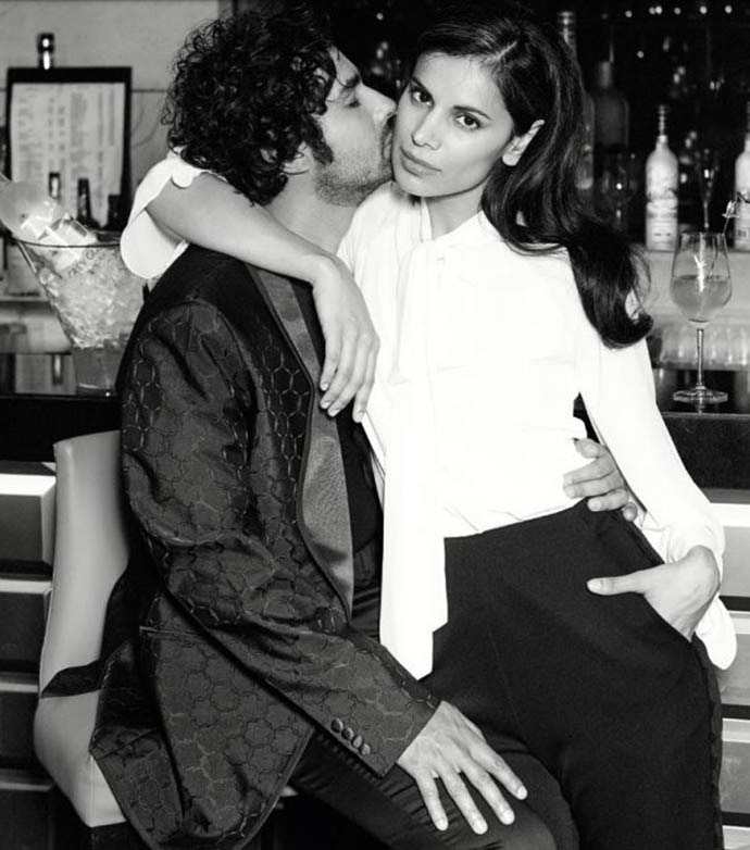 Neha Kapur And Kunal Nayyar Kiss