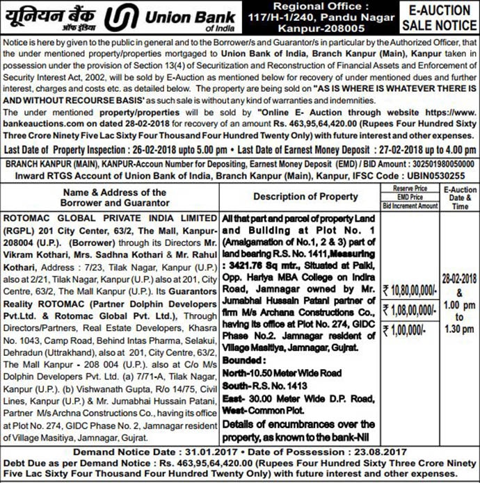 Now Rotomac's Rs 3,695 crore scam: Will banks write off Vikram Kothari ...