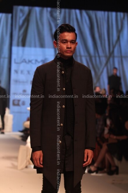 Buy Mumbai A model showcases fashion designer kunal Rawals creation ...