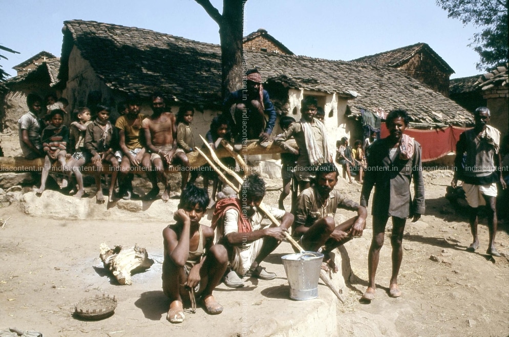 Buy VILLAGERS SITTING UNDER TREE Pictures, Images, Photos By SHARAD ...