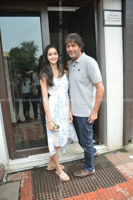 Buy Mumbai Actor Chunky Pandey with his daughter Ananya Pandey seen at ...