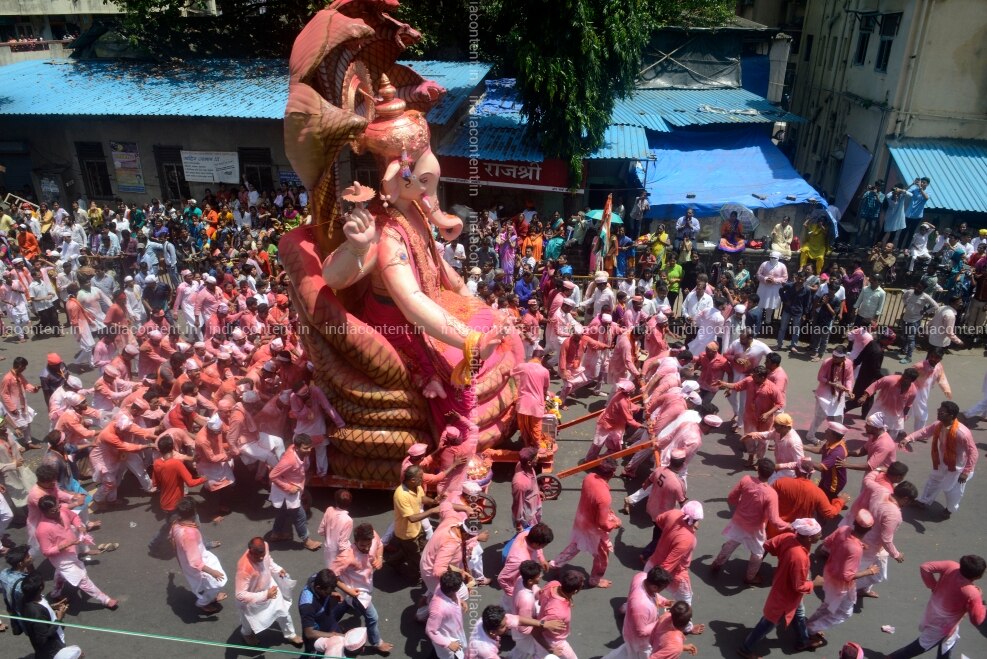 Buy Ganesh immersion procession Pictures, Images, Photos By Mandar ...