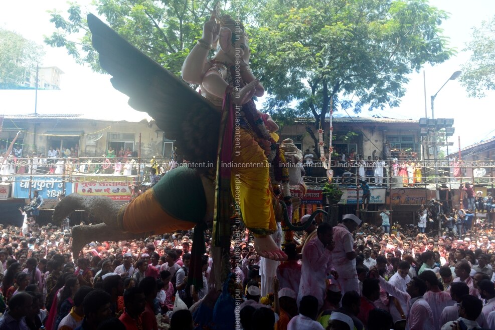 Buy Ganesh immersion procession Pictures, Images, Photos By Mandar ...